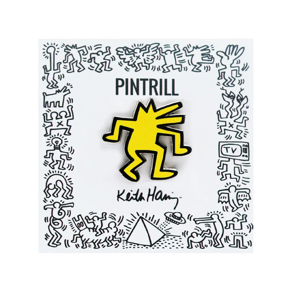 Keith Haring: Dancing Dog Pin – MOCA Store