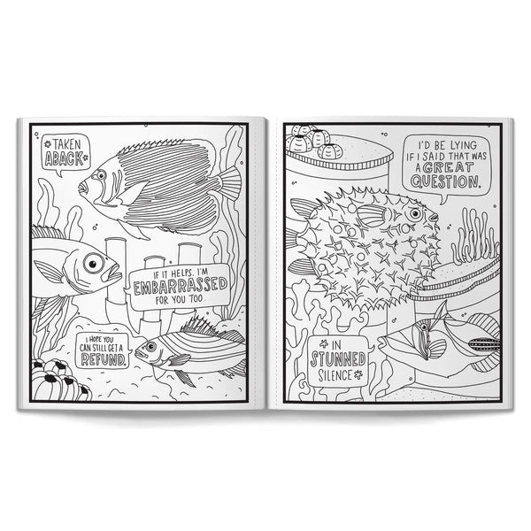 Judgy Fish Coloring Book – MOCA Store