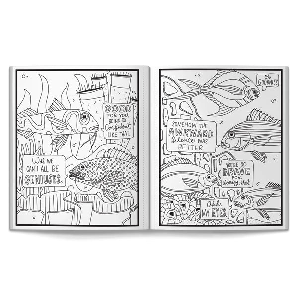 Judgy Fish Coloring Book – MOCA Store