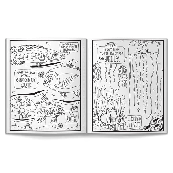Judgy Fish Coloring Book – MOCA Store