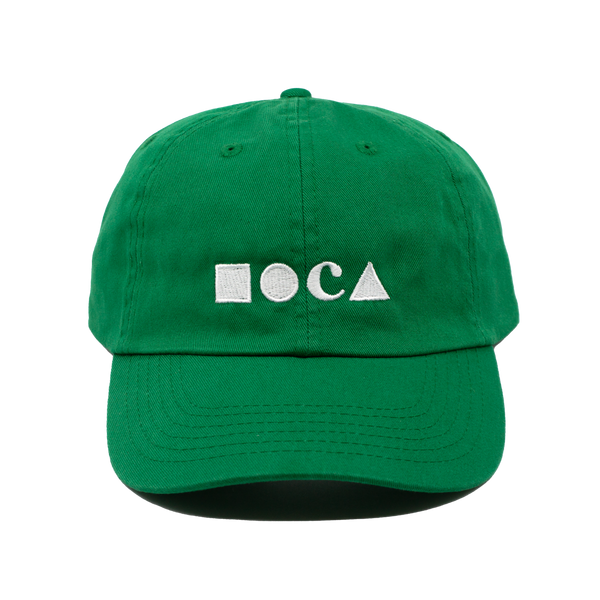 MOCA Classic Logo Green Dad Hat – MOCA Store
